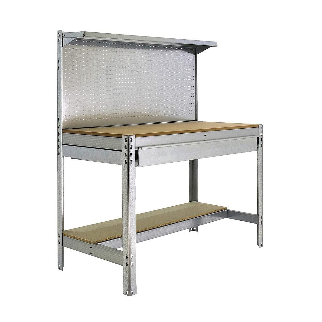 SimonRack - Kit Etabli 1440x1200x600mm Charge 600Kg - SIMONWORK BT3 BOX 1200 GALVA/BOIS ...