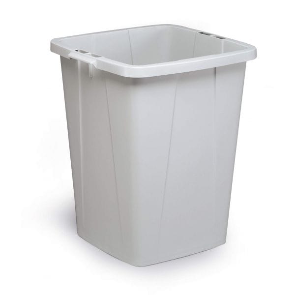 Bac solide pour tri des déchets 90 litres Durabin - Gris | Leroy Merlin