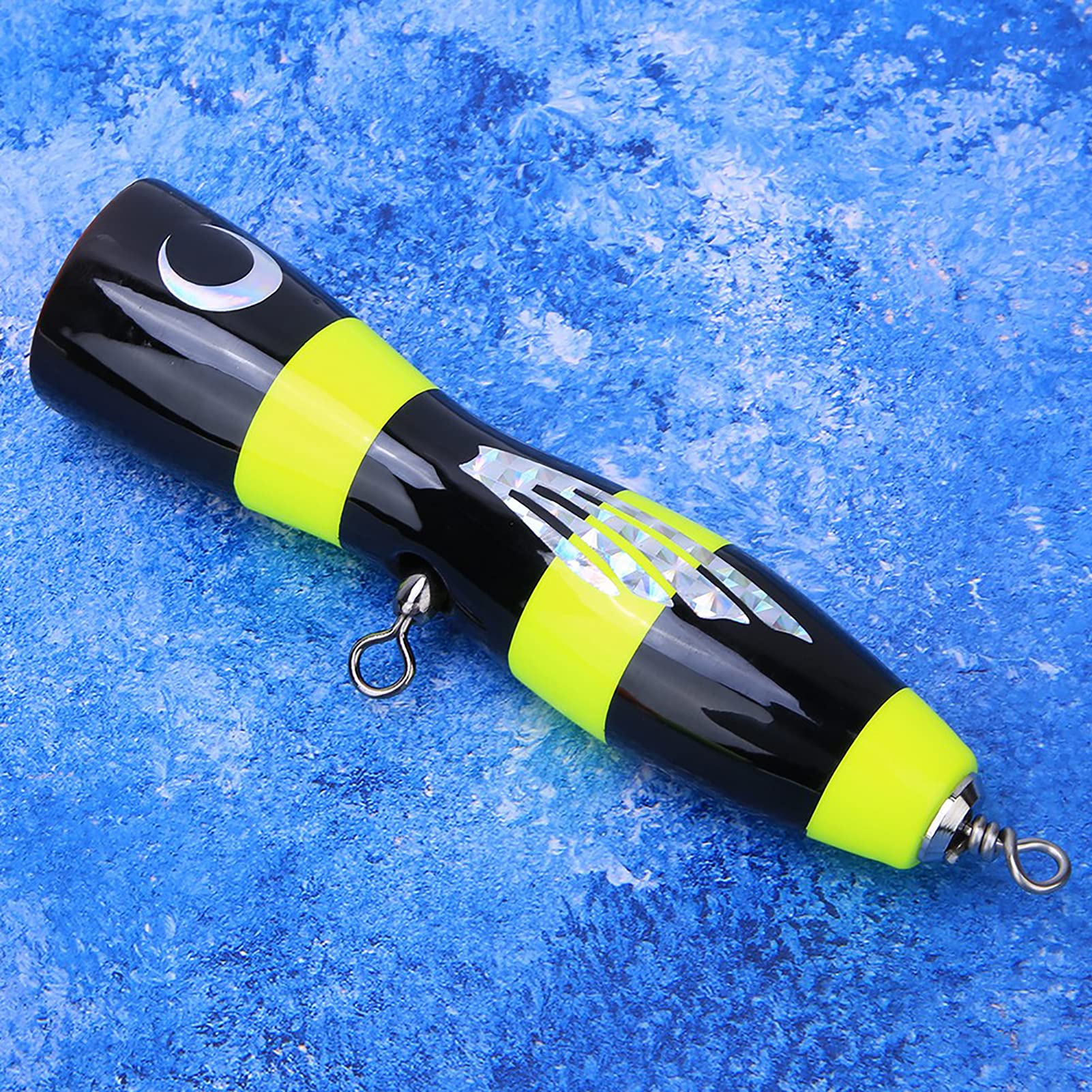 Señuelo de madera artificial grande para pesca en superficie, cebo de ...