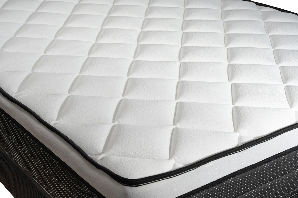 Matelas 120 x 200 cm Suite - Ressorts ensachés et mémoire de forme - Ep ...