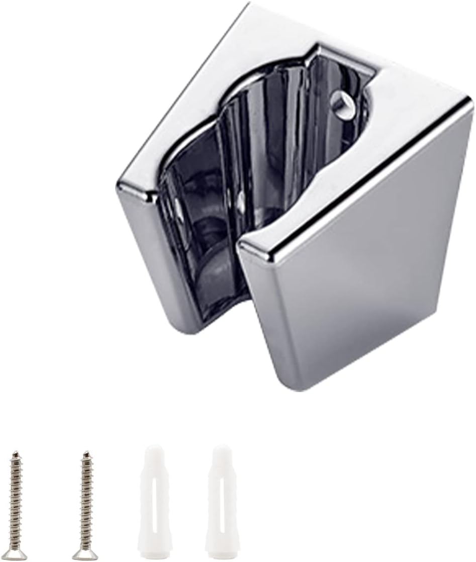 Support de douche argenté, support de pommeau de douche, support mural ...