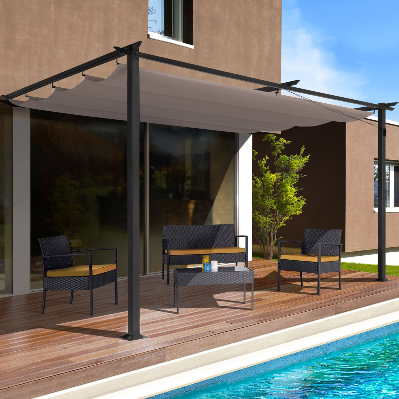 Pergola Toile Retractable Leroy Merlin