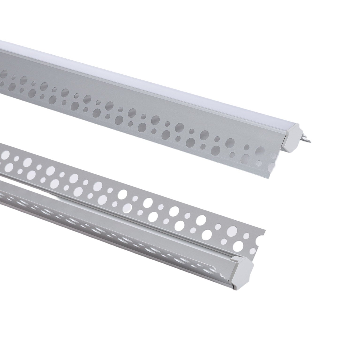 Profilé Aluminium Intégration Plâtre/Placo Angle Arista Tira LED jusqu ...