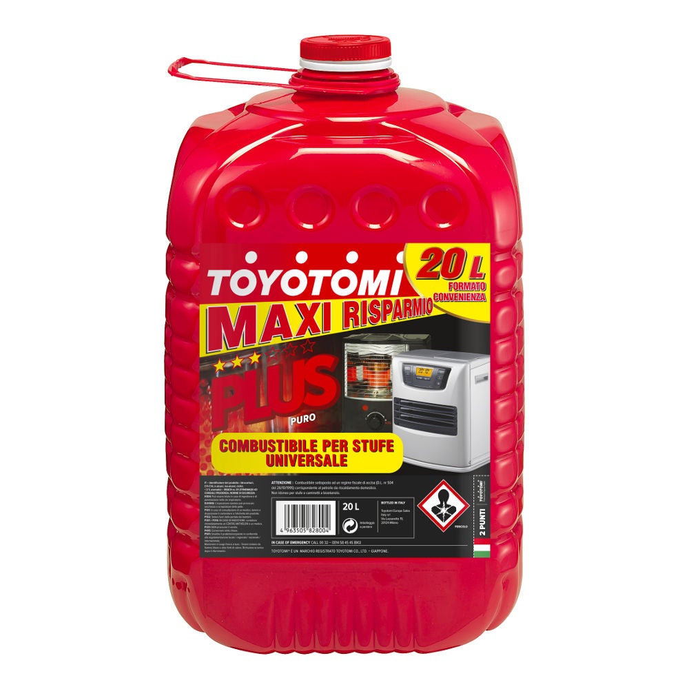 Combustible liquide pour réchauds portables Toyotomi Plus 20 litres | Leroy Merlin