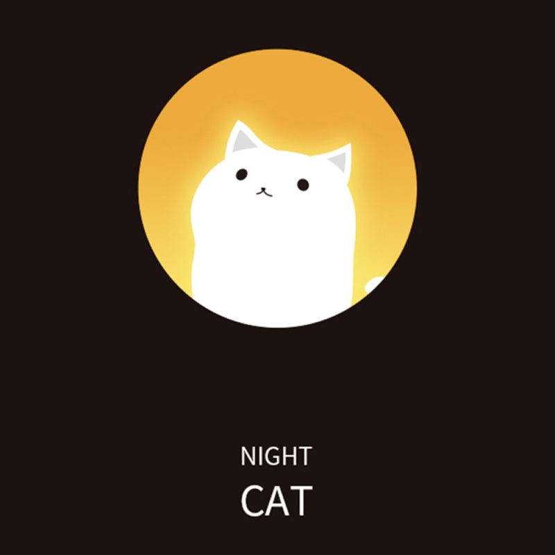 Luz de noche,Sensor de movimiento humano creativo, luz ambiental con ...