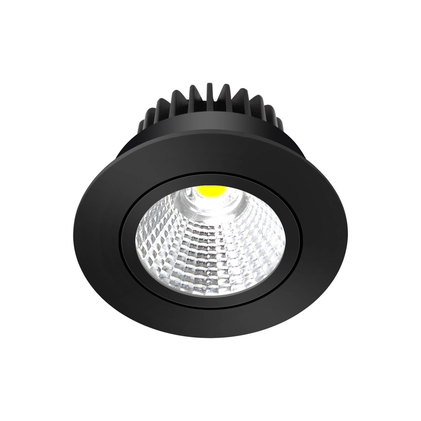 Arcchio LED downlight Zarik negro, 3.000K, foco, foco empotrado ...