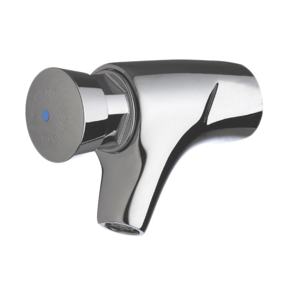 Robinet simple temporisé PRESTO 504 mural pour lavabo - eau froide ...