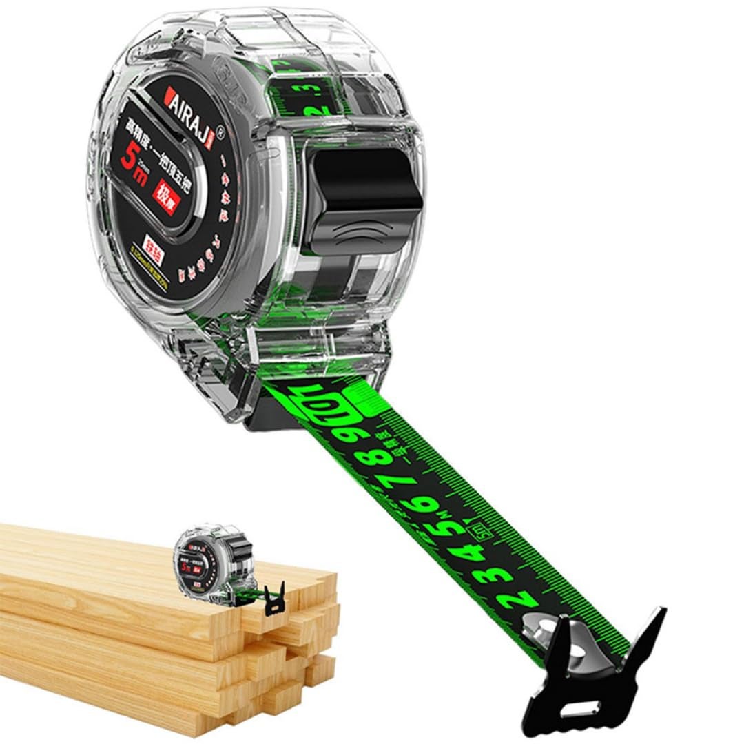 Ruban à mesurer anti-chute fluorescent double face, adapté aux projets ...