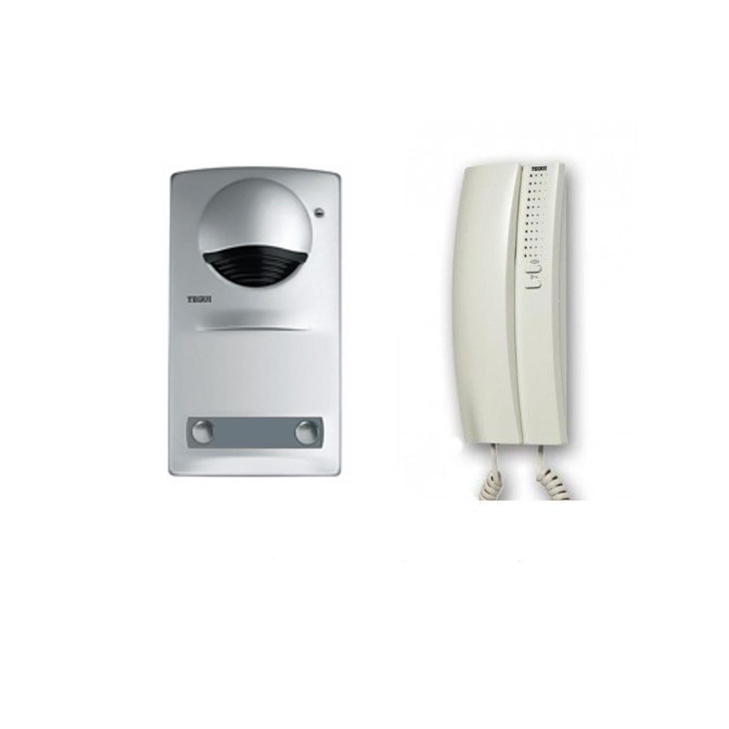 Kit Interphone 2 Logement 2 fils avec Panneau en Saillie et 2 ...