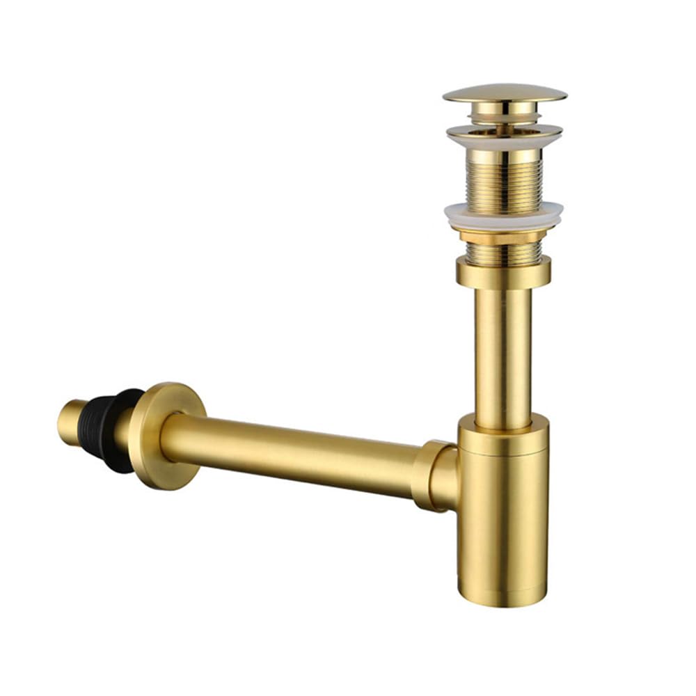 Siphon de bouteille en acier inoxydable pour salle de bain - Siphon en ...