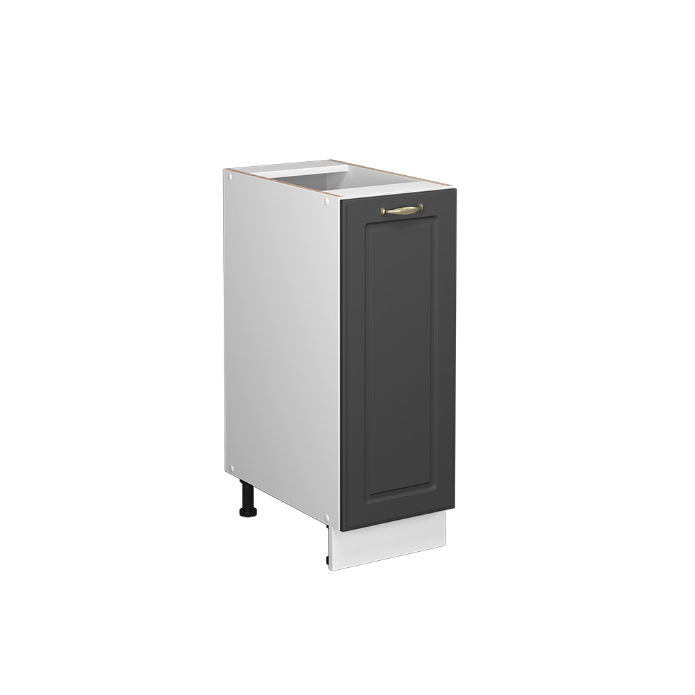 Vicco Meuble De Cuisine Fame Line Anthracite Orblanc 30 Cm Sans Plan De Travail Leroy Merlin