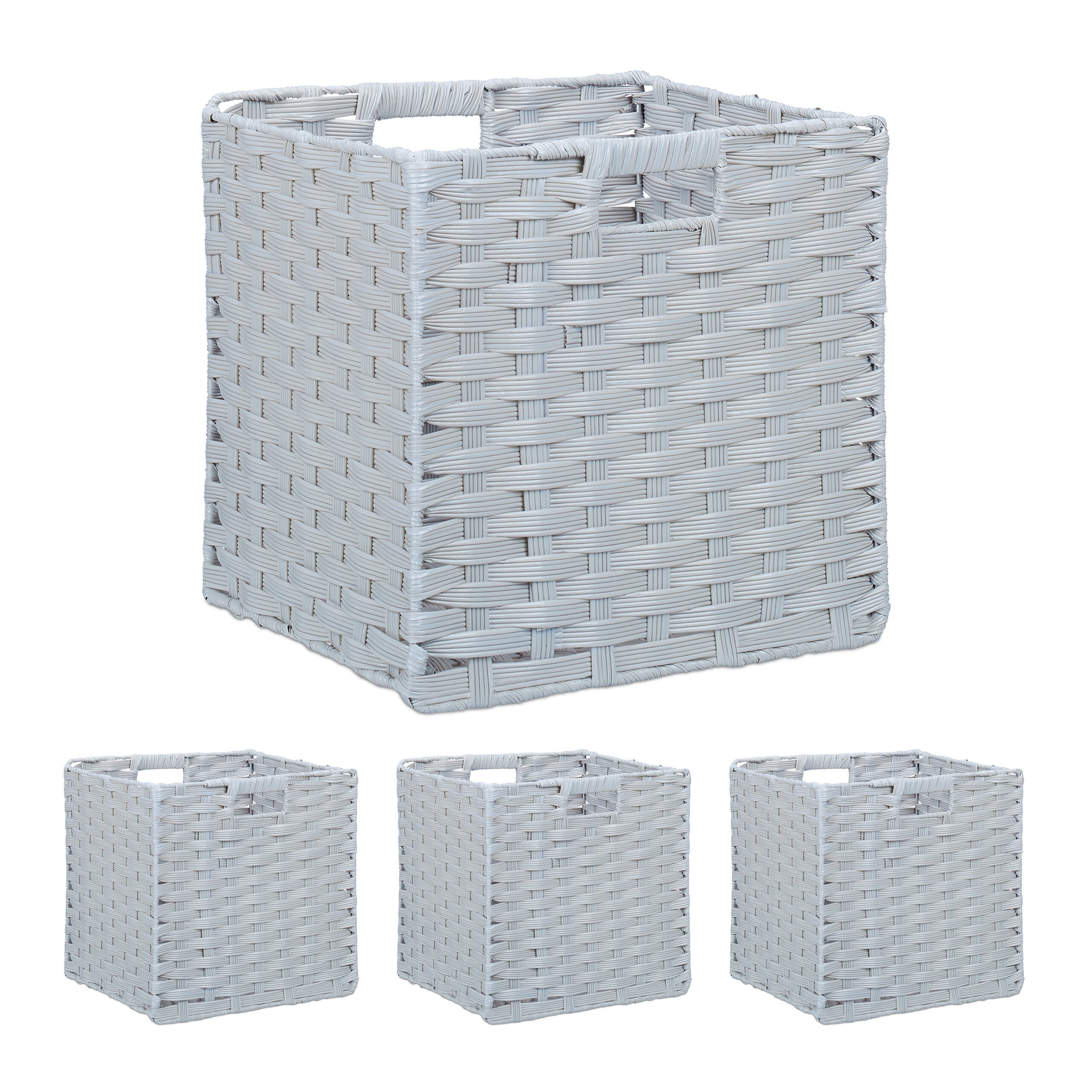 Panier rangement, lot de 4, superbe design, pour vos vêtements, H x L x ...