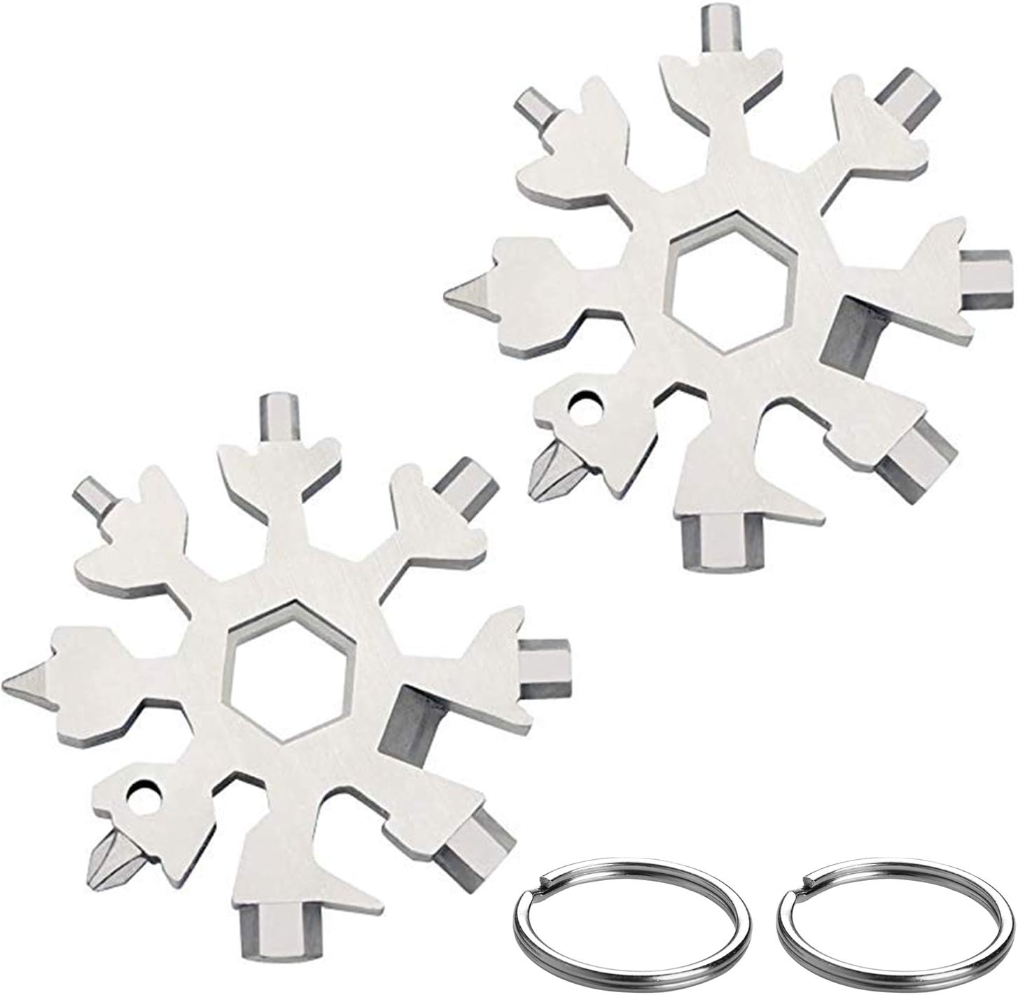 LEMROE 2pc Outil Multifonction pour Flocon de Neige 18 en 1,Mini Multi ...