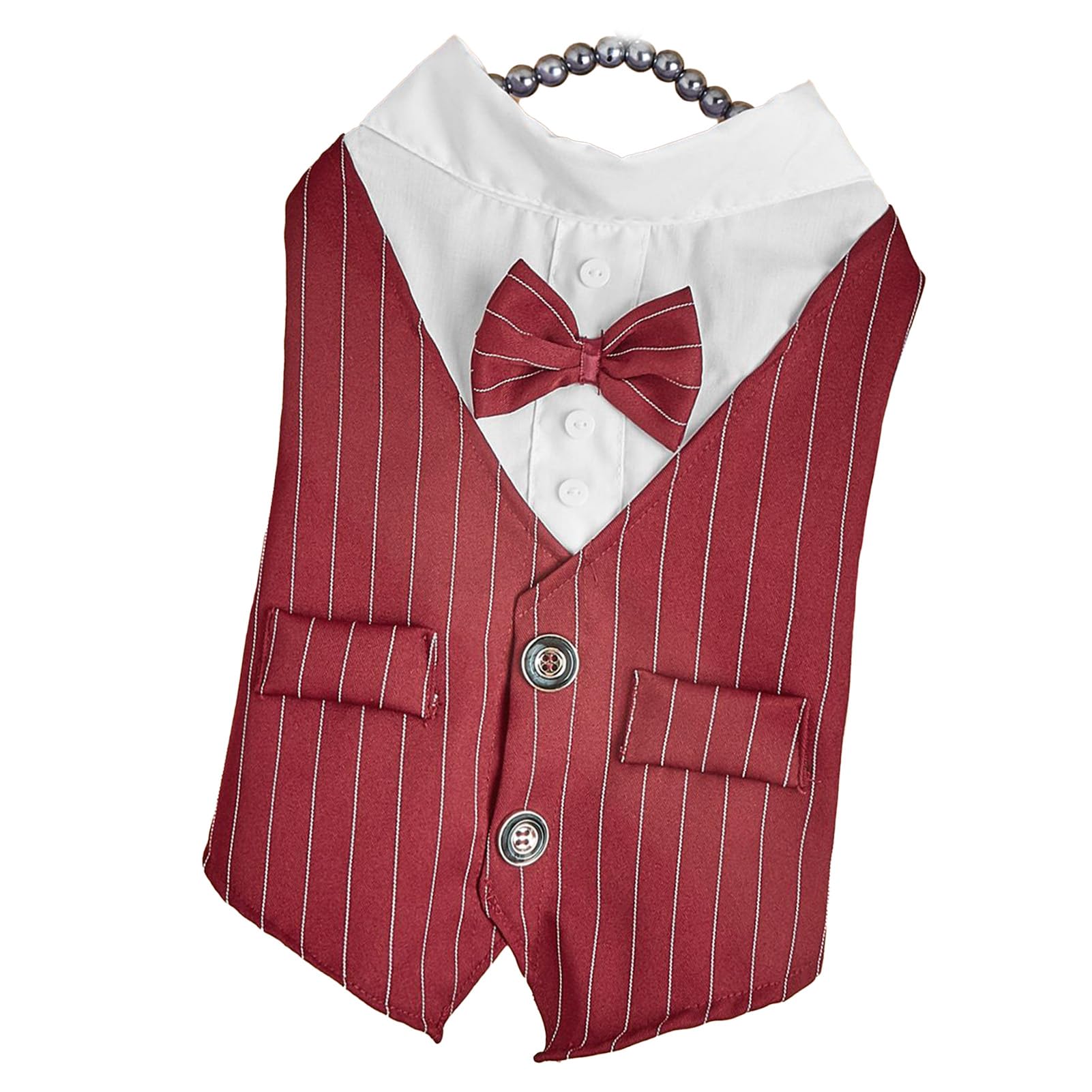 Traje para perro, suave, transpirable, ligero, a rayas, a la moda, con ...