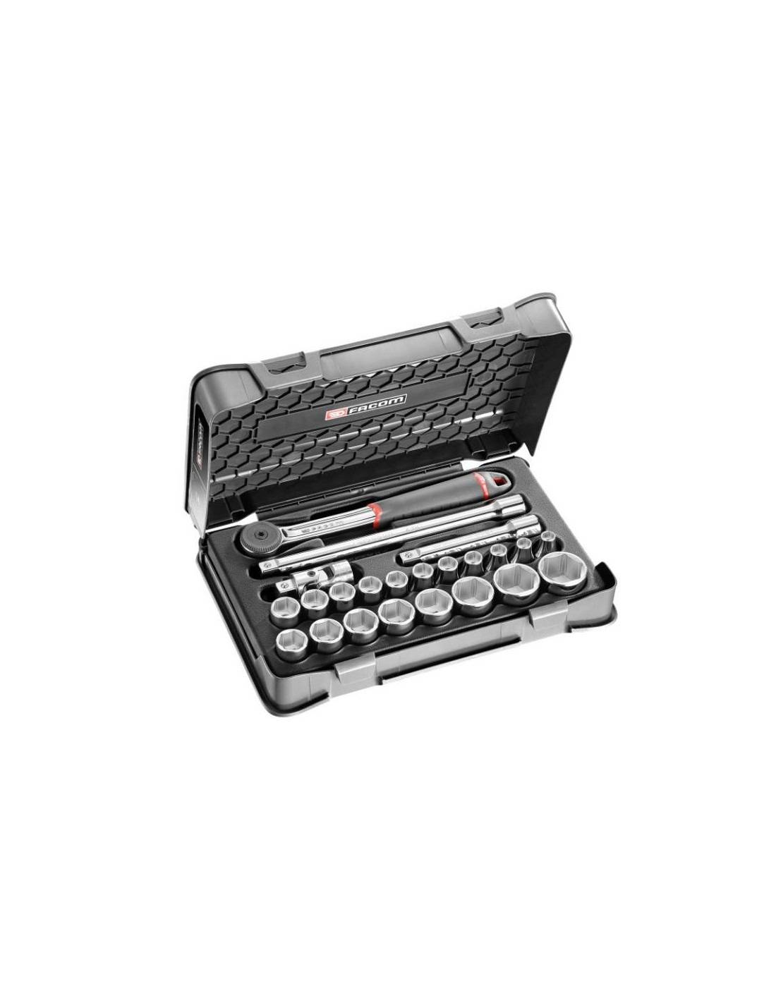 Coffret douilles 1/2" 6 pans métriques - 23 pièces - S.161-3P6 - S.161-3P6 - Facom | Bricoman