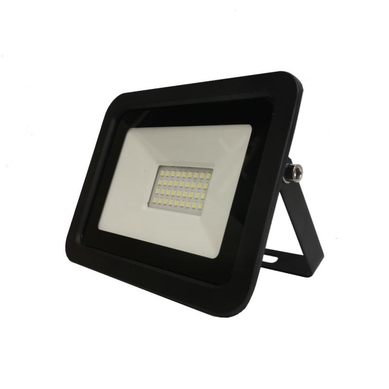 Proyector LED Negro 30W Exterior IP65 - Blanco Frío 6000K - 8000K ...