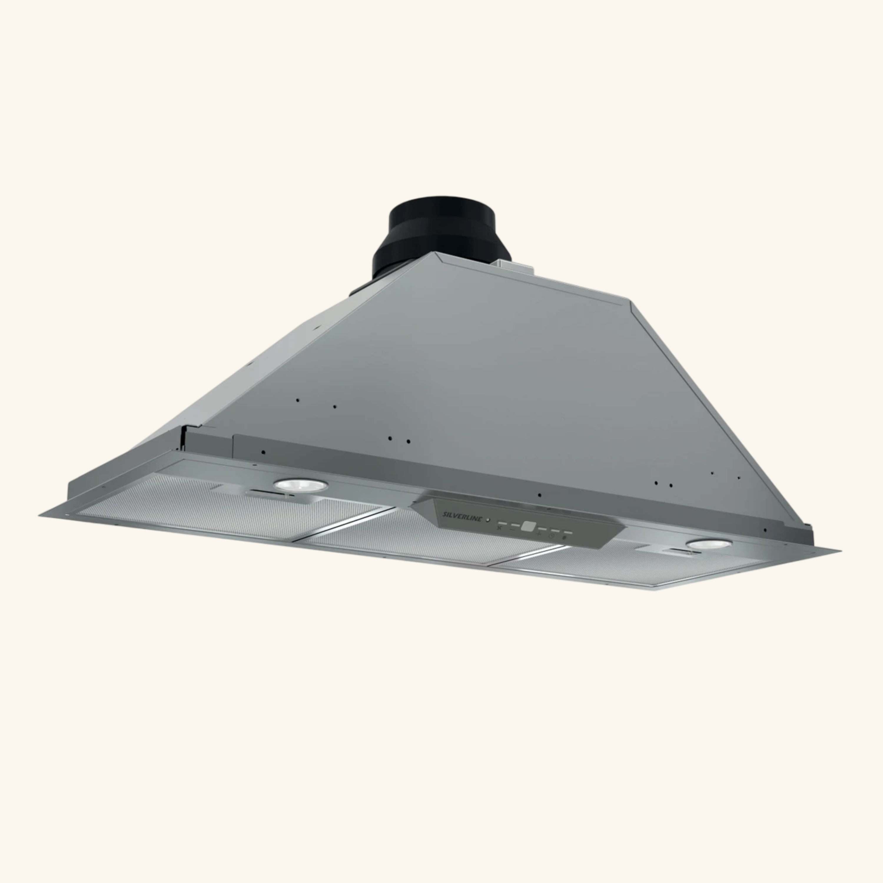 Hotte cuisine Silverline encastrable ATRIA inox 90 cm | Leroy Merlin