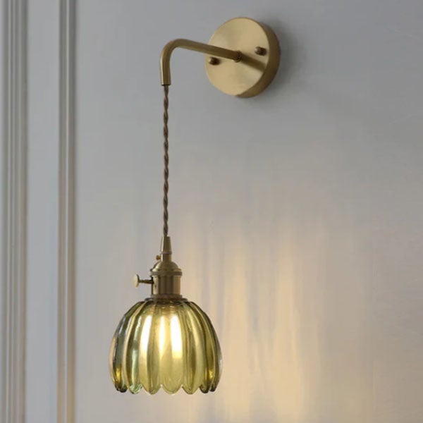 Applique murale fleur verte, lustre suspendu, applique murale suspendue ...