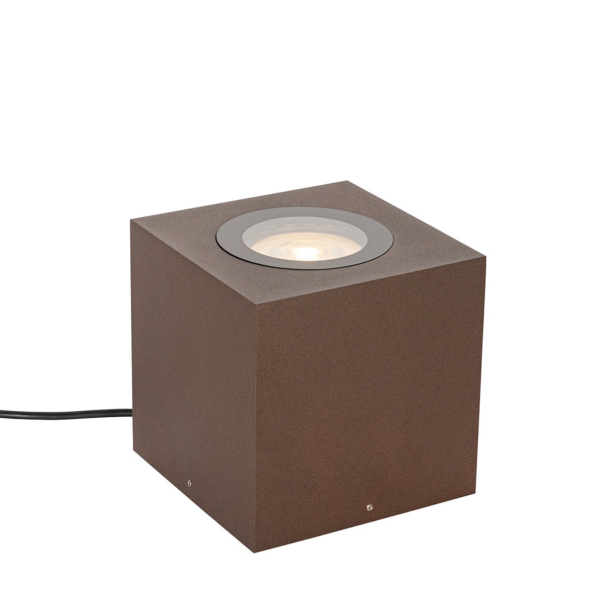 Qazqa industriel lampadaire extérieure uplighter pour jardin - Lennard ...