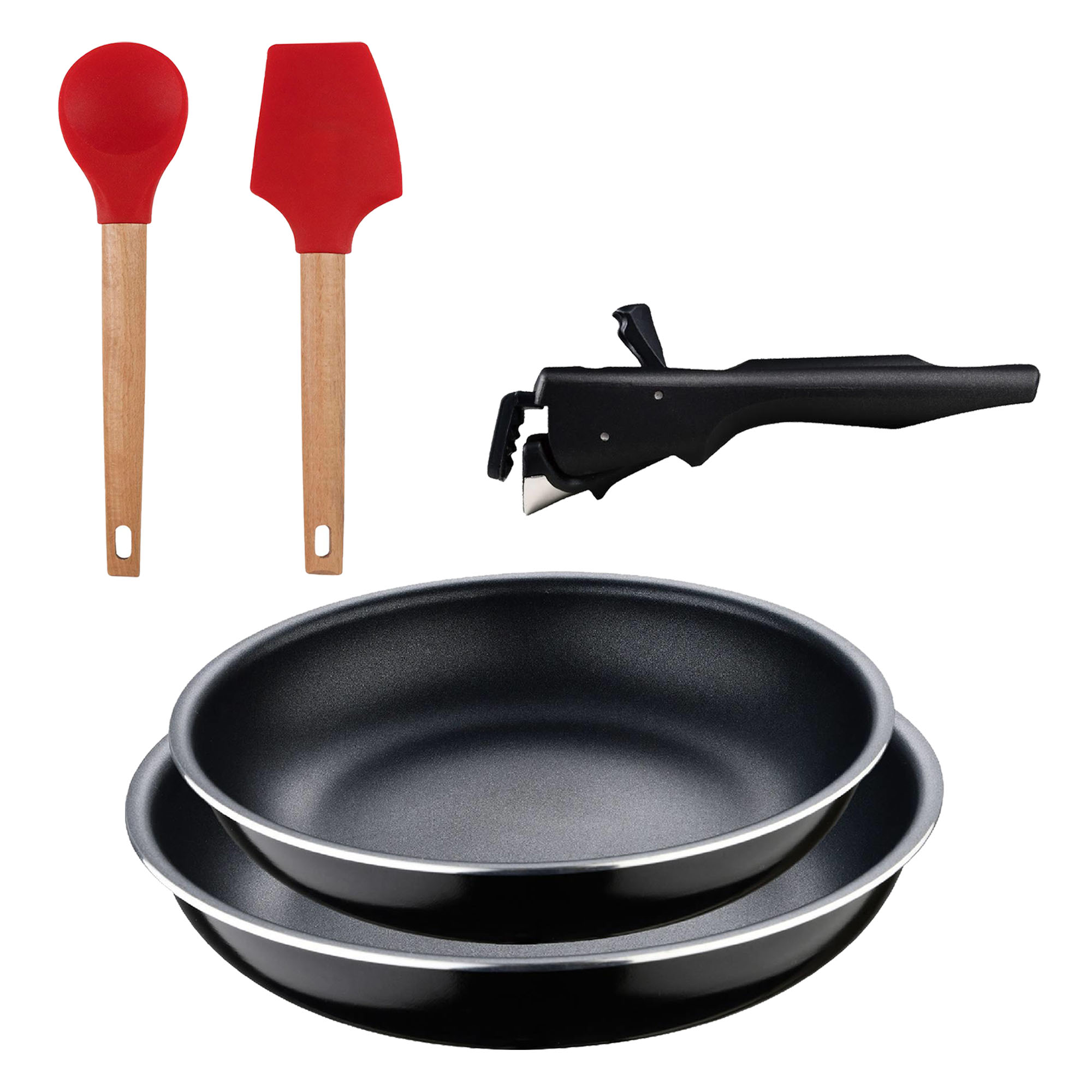 Poêles à induction Click&Cook Ø22Ø26cm et ustensiles de cuisine | Leroy ...