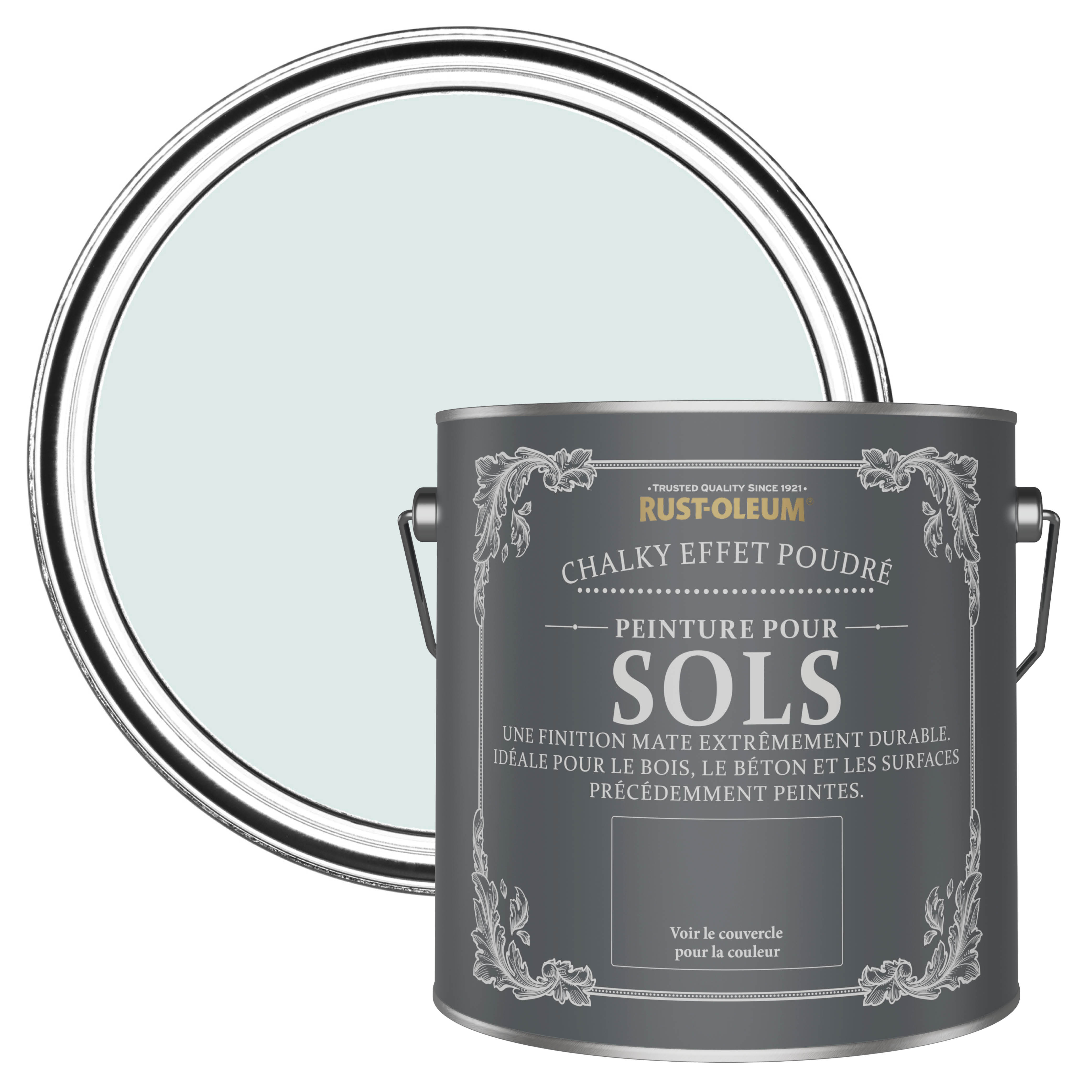 Rust-Oleum Peinture pour Sols Chalky - Marcella 2,5 L | Leroy Merlin