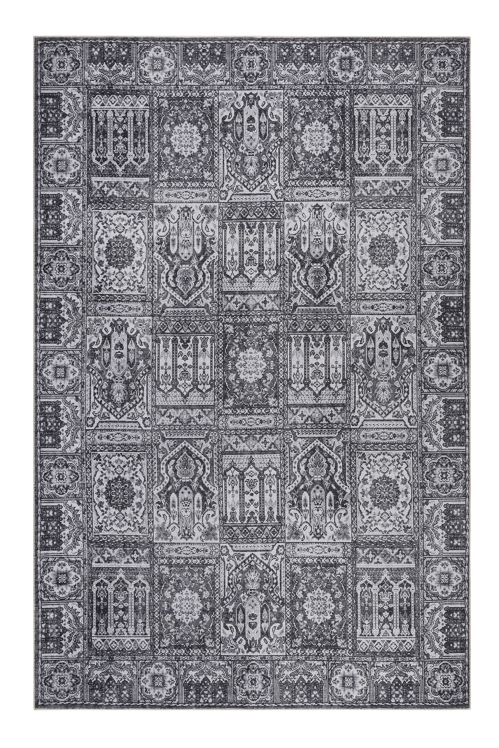 Tapis tissé multicolore inspiration berbère pour salon chambre 190x130 ...