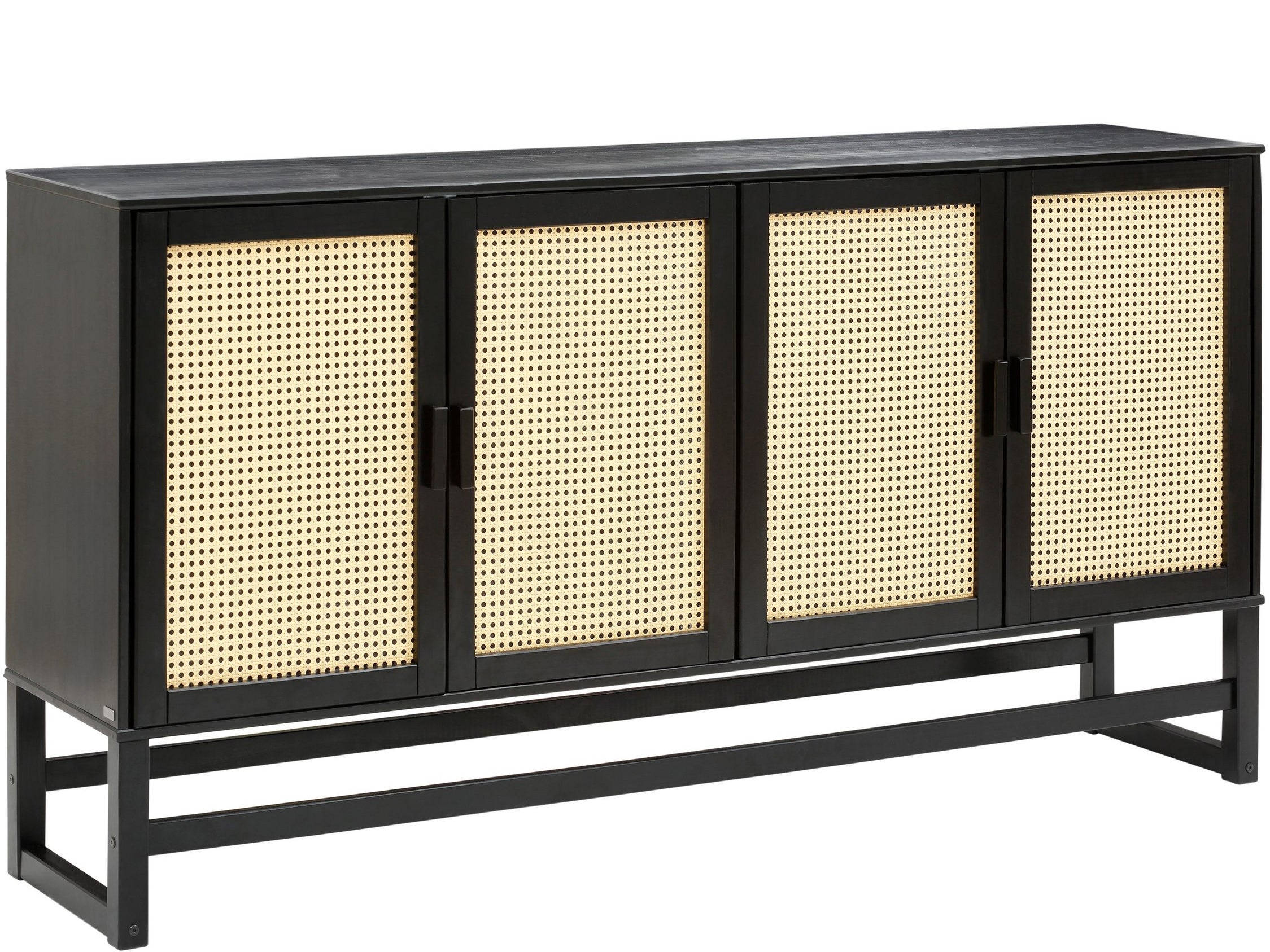 Jolene|Buffet 4 portes en pin expresso | Leroy Merlin