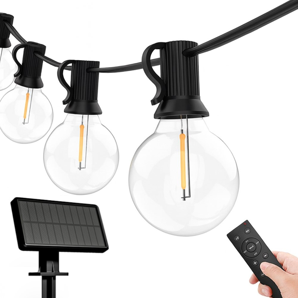 Guirnalda solar Iplux® Venice 15 m - Alta calidad - Duración de ...