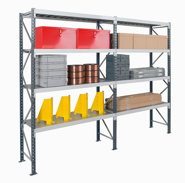 Rayonnage mi lourd 4 niveaux - Module de départ - 2000x1500x800mm ...