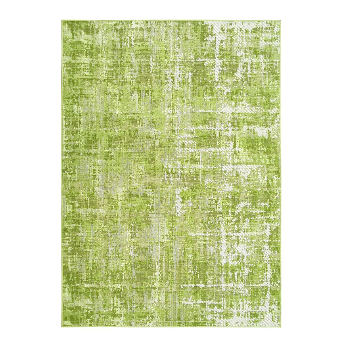 Tapis salon effet patiné vintage vert 120x170 | Leroy Merlin