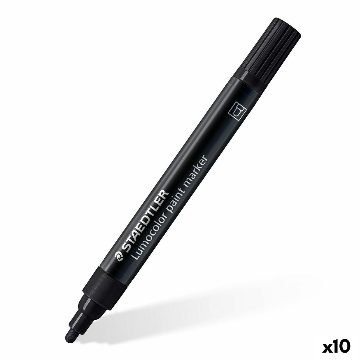 Rotulador permanente Staedtler Lumocolor Negro 2,4 mm (10 Unidades ...