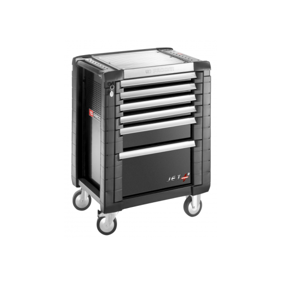 Servante d'atelier JETM3 Noir FACOM 6 tiroirs - JET.6GM3PF | Leroy Merlin