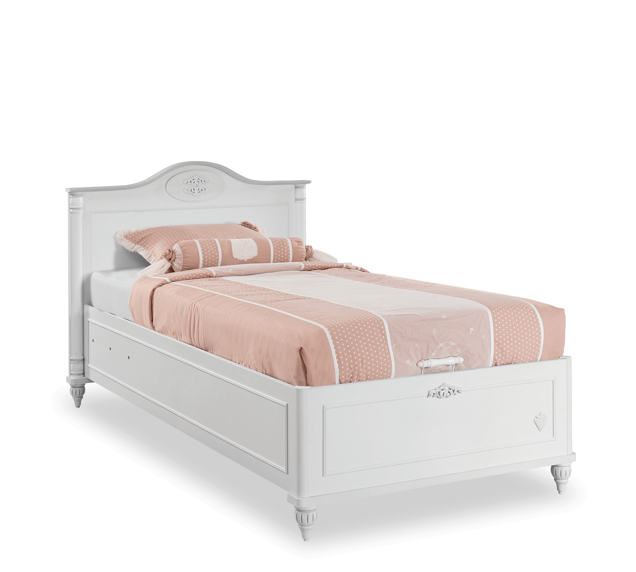 Lit romantique avec sommier (100x200 Cm) | Leroy Merlin