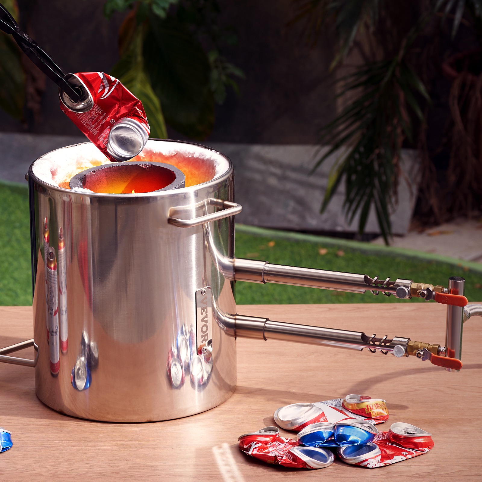 VEVOR Four de Fusion Gaz 12kg 1482℃, Fusion & Forgeage, Kit Fonderie ...