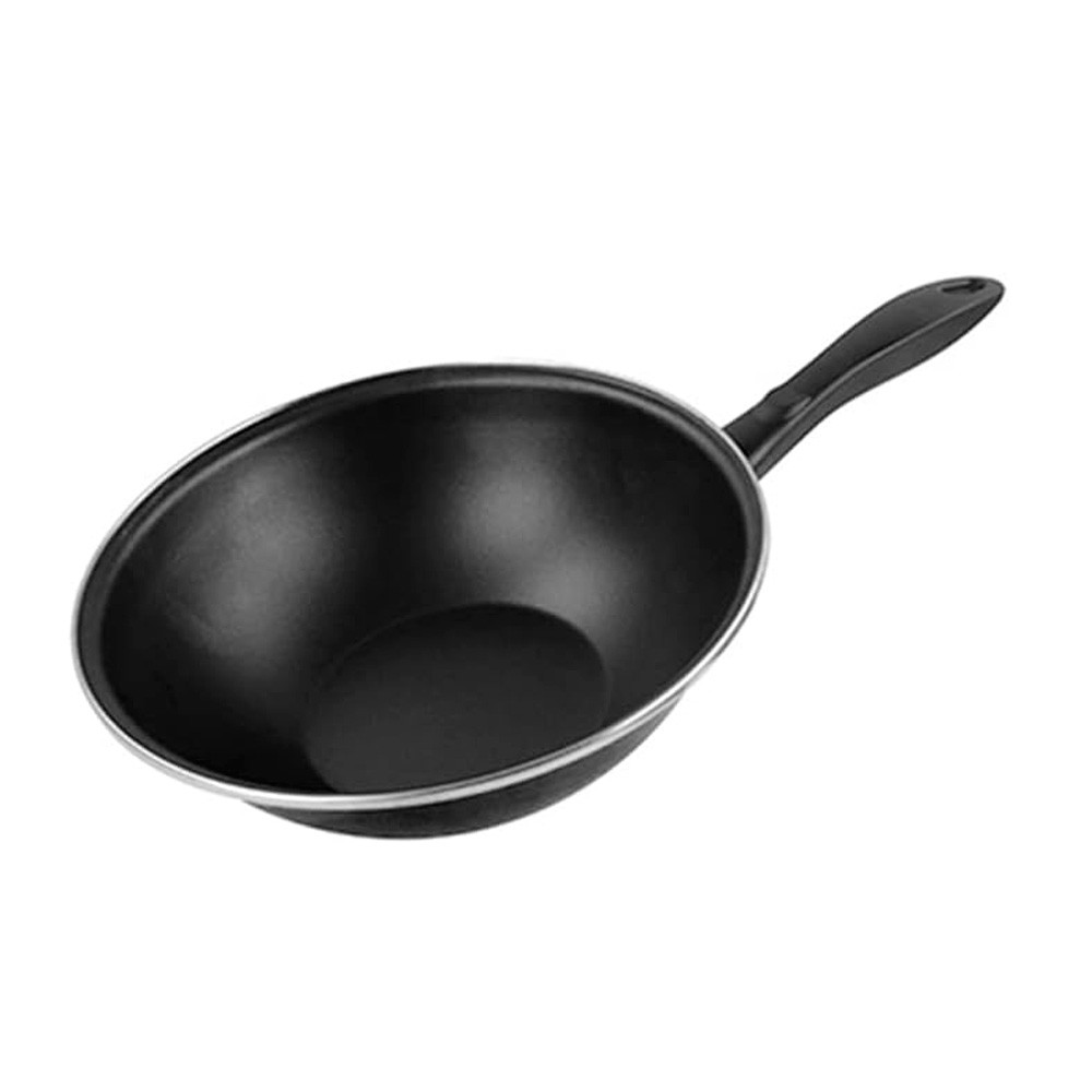 Sarten wok esmalte black 28 cm | Leroy Merlin
