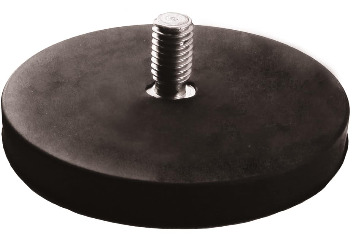 HOFFMANN - Set di 2 magneti permanenti cilindrici piatti con attacco ...