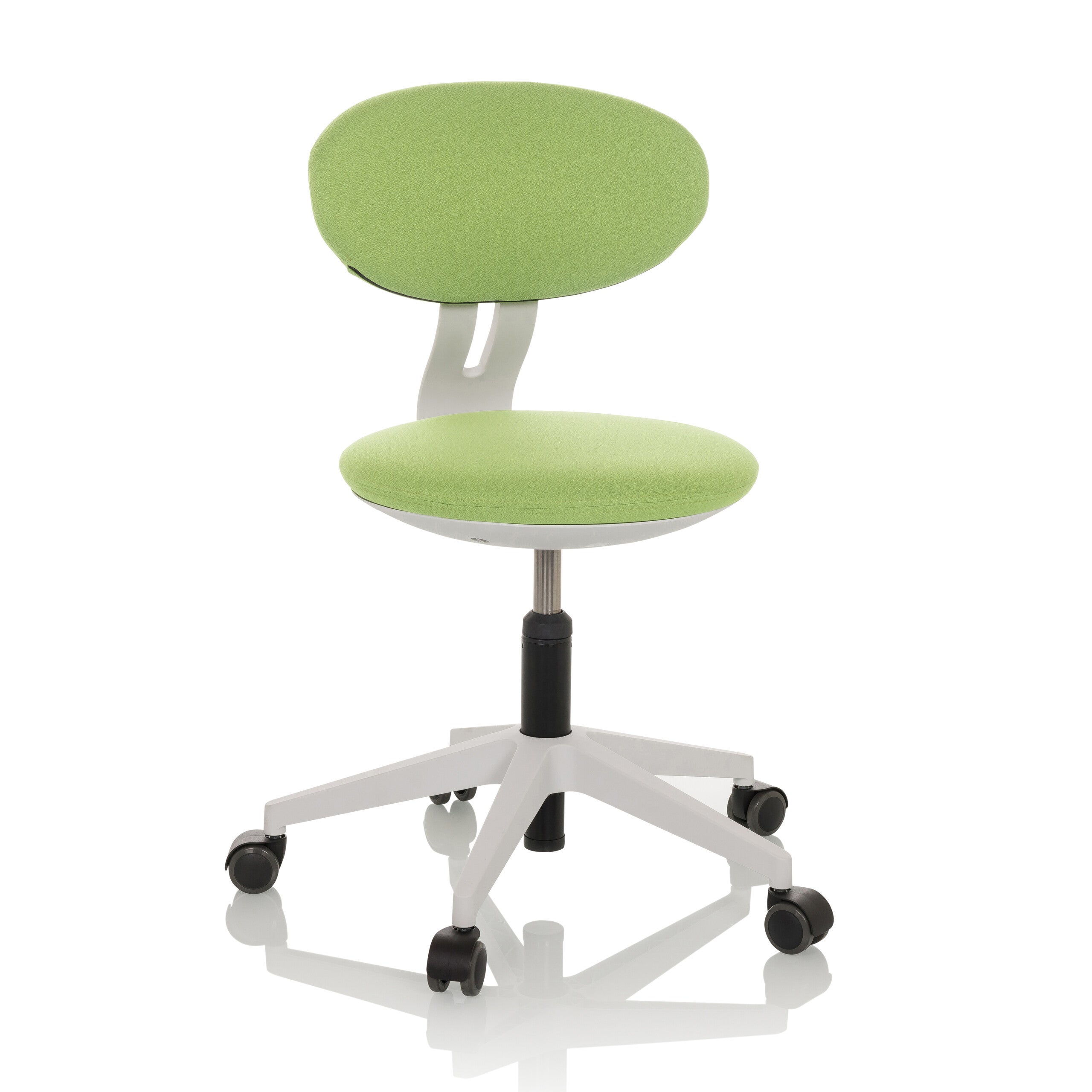 Silla de escritorio para niños / silla para niños MINIMOVO tela verde ...