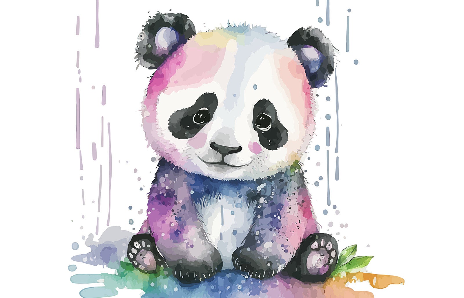 Papier peint panoramique Enfants - Panda 3617680699713 - Largeur 498 cm ...