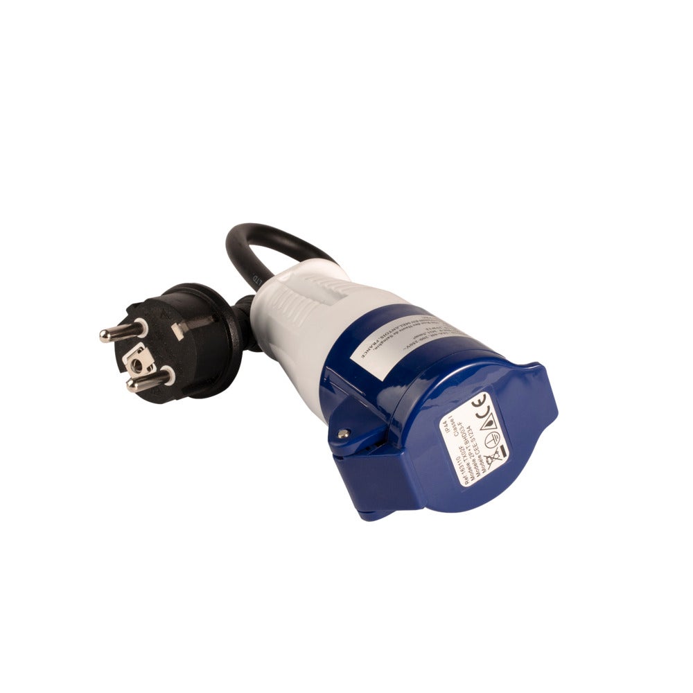Adaptateur de camping, prise femelle CEE17, prise française mâle, IP44 ...