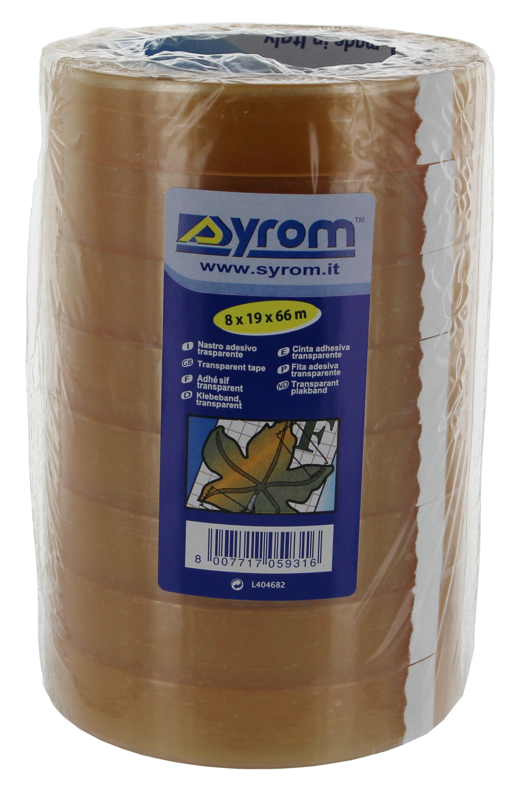 RUBAN TRANSPARENT PPL 19MMX66M | Leroy Merlin