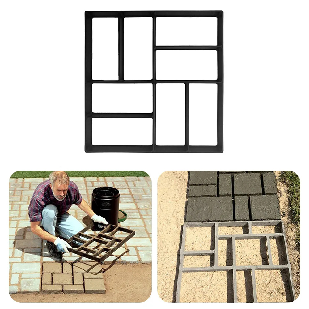 Moule à pavé en béton, fabricant de marche, chemin de jardin, ciment ...