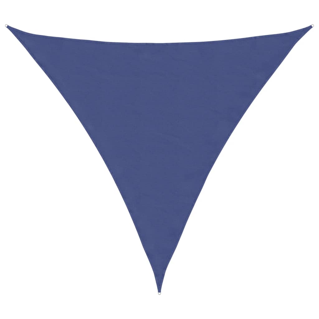 Toldo de vela triangular tela Oxford azul 4x4x4 m | Leroy Merlin