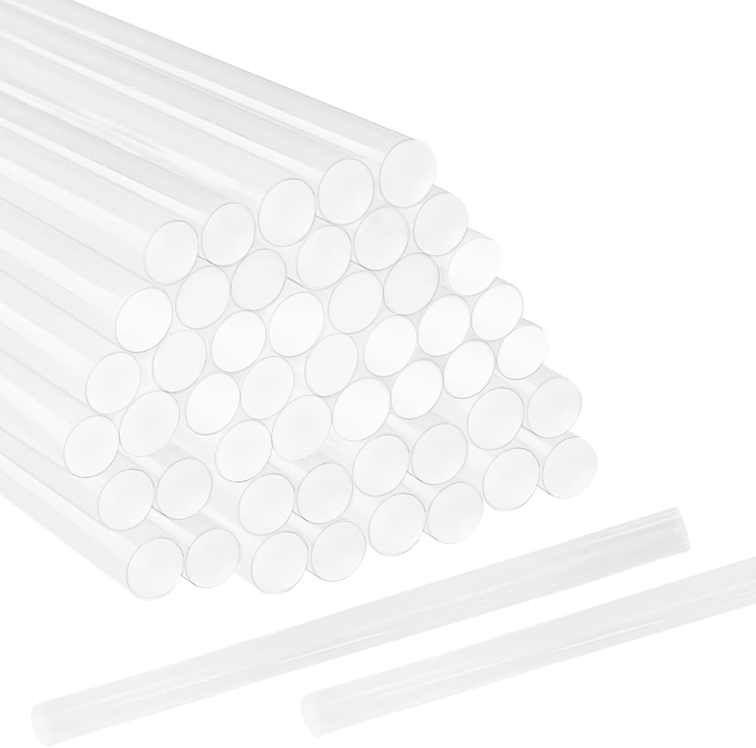 Lot de 70 bâtons de colle chaude, 11 mm x 150 mm, bâtons de colle ...