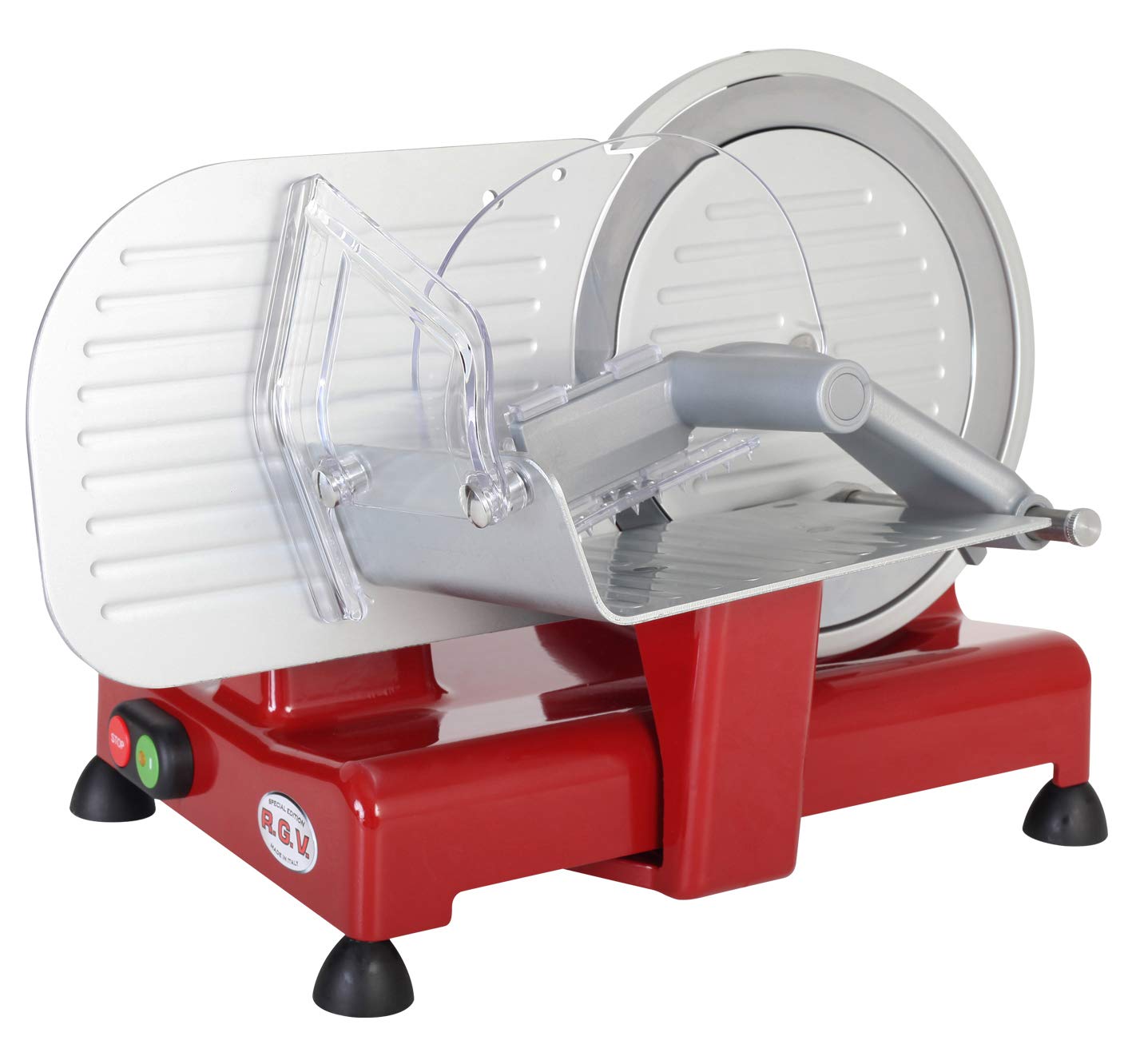 RGV Luxor 22 trancheuse Electrique 120 W Rouge, Argent Aluminium ...
