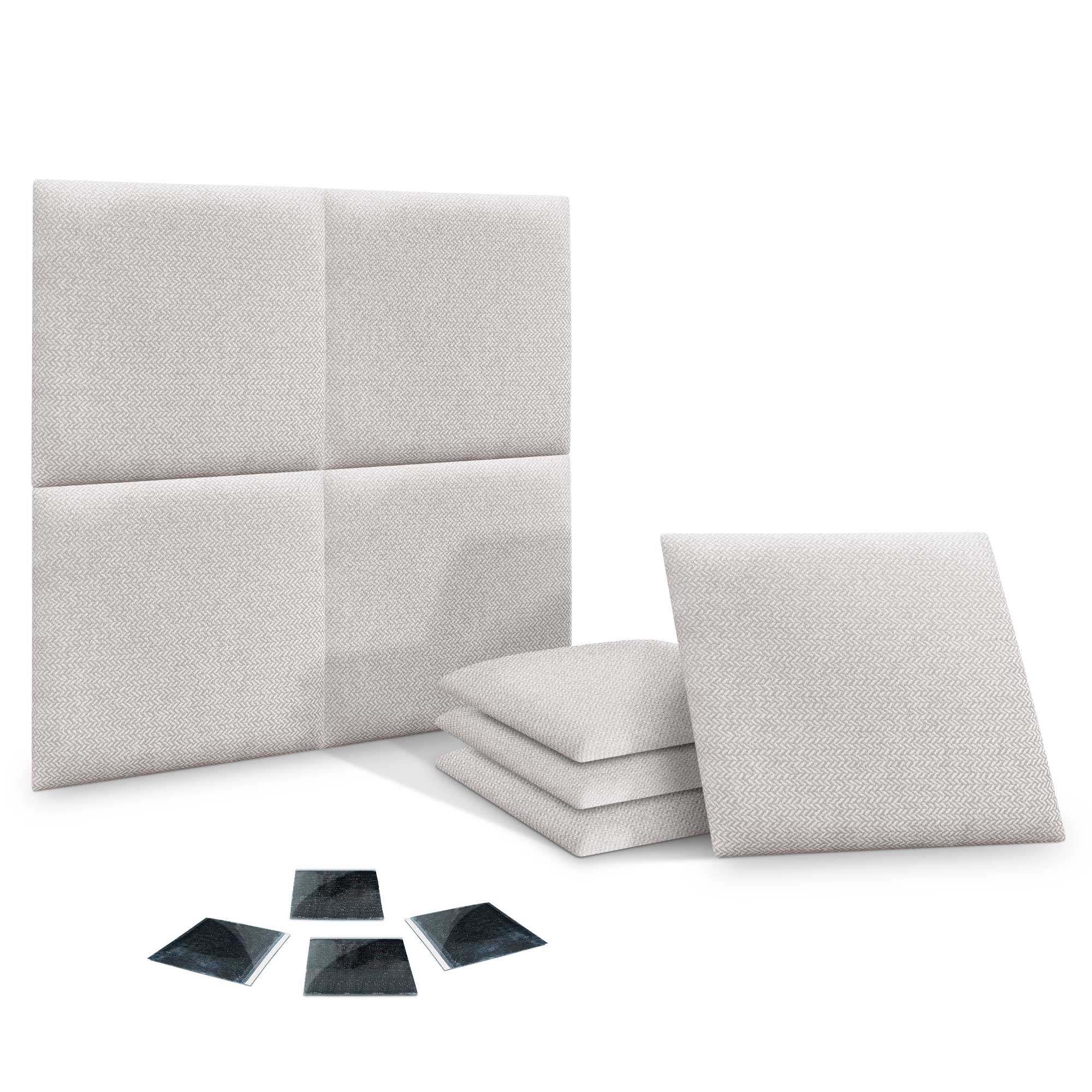 DHOME Juego de 8 Paneles Tapizados Serie Luxury Autoadhesivos para ...