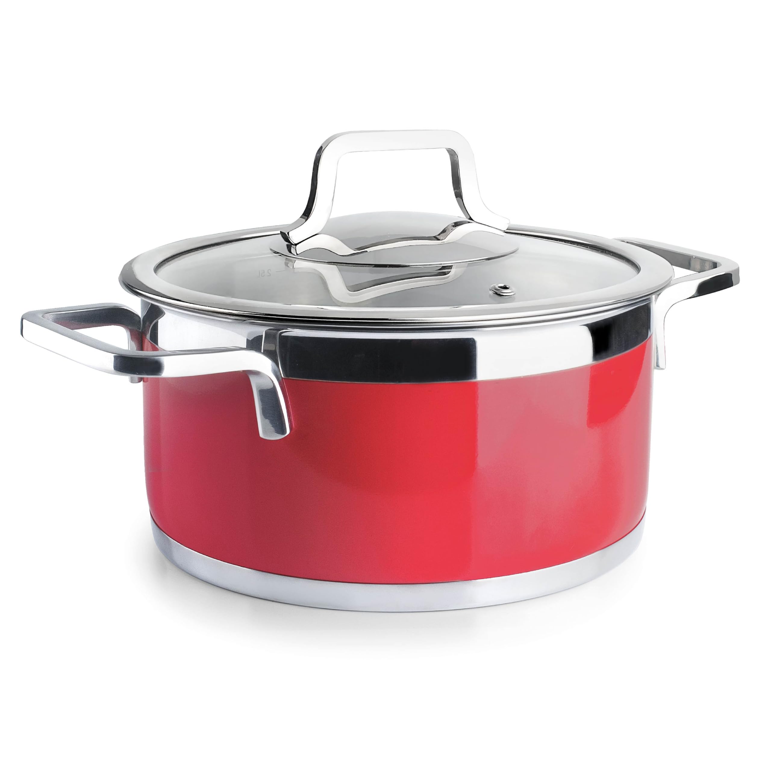 CACEROLA BUFFET CON TAPA RED 20CM | Leroy Merlin
