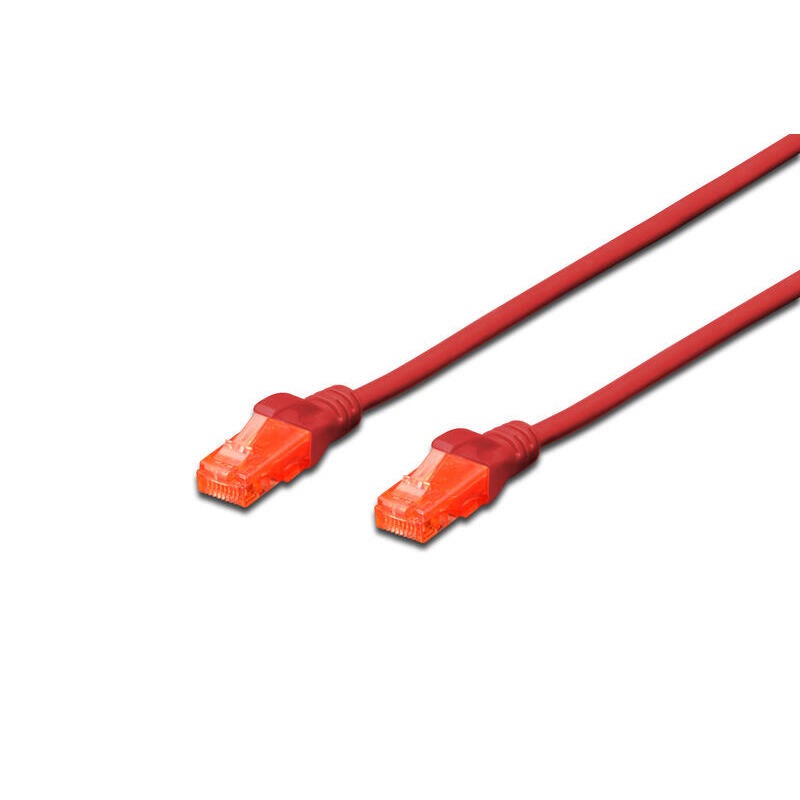 C ble r seau Digitus awg26 cat6 u/utp 5m rouge dk-1612-050/r | Leroy Merlin