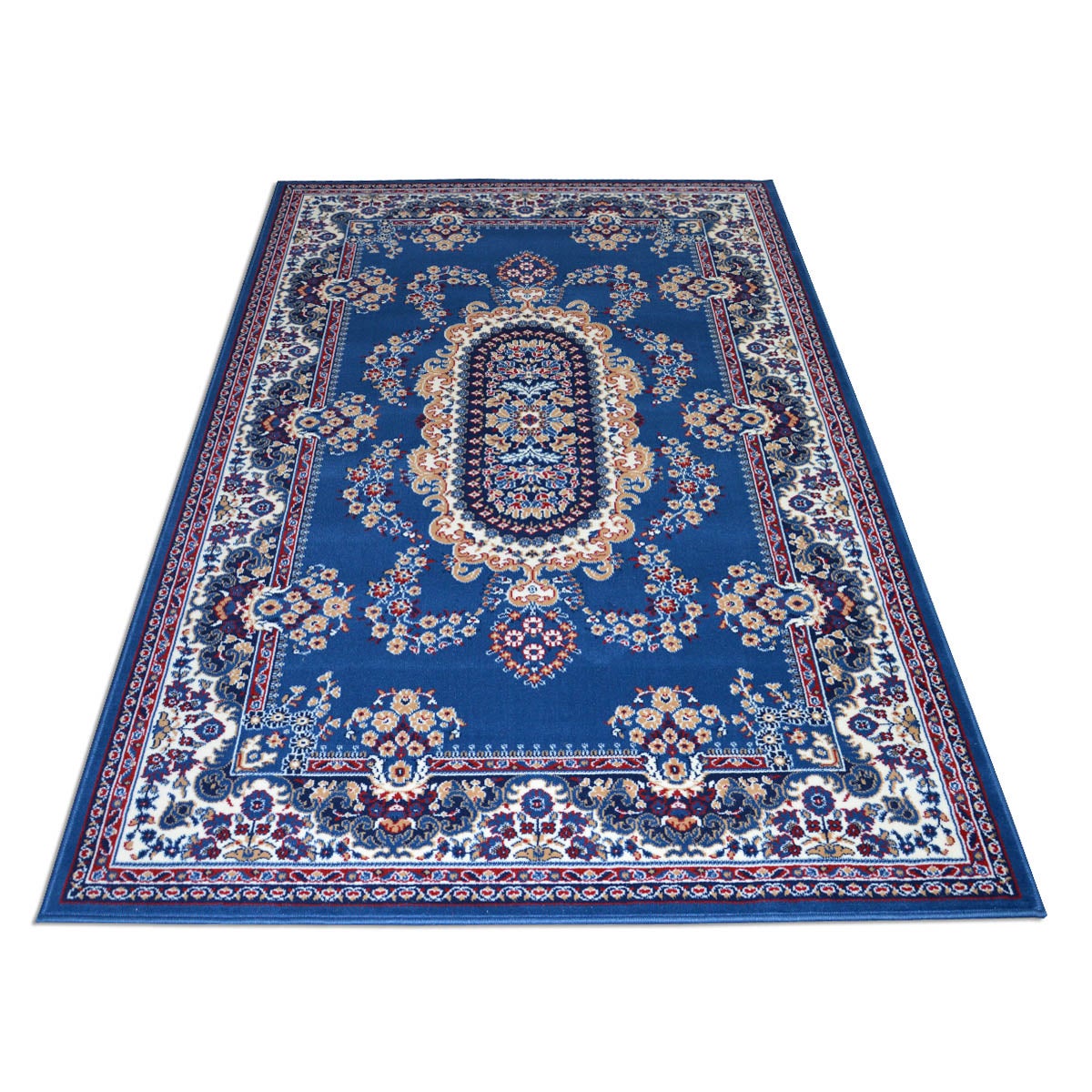 Tappeto Salotto Stile Persiano Azzurro | Leroy Merlin