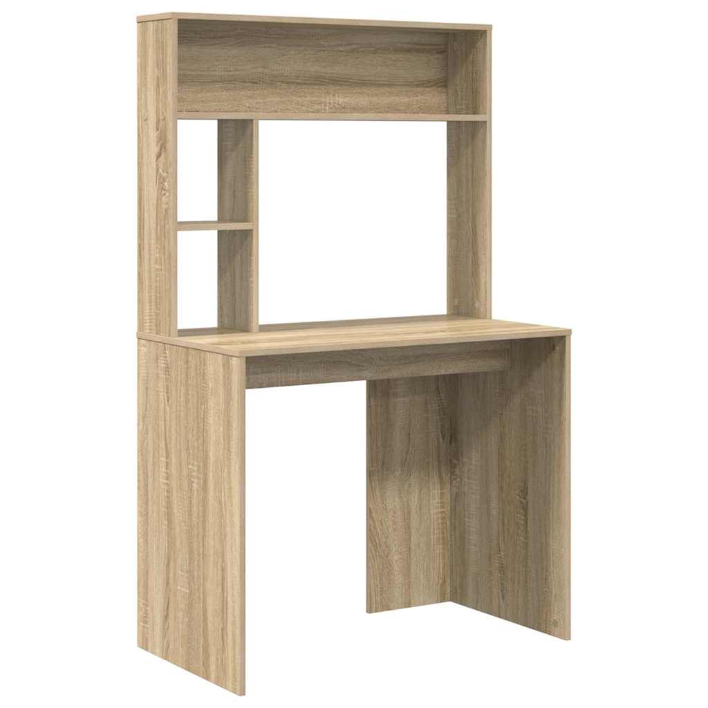 Bureau | Table de travail | Table d'étude Chêne Sonoma 91 x 50 x 149 cm ...