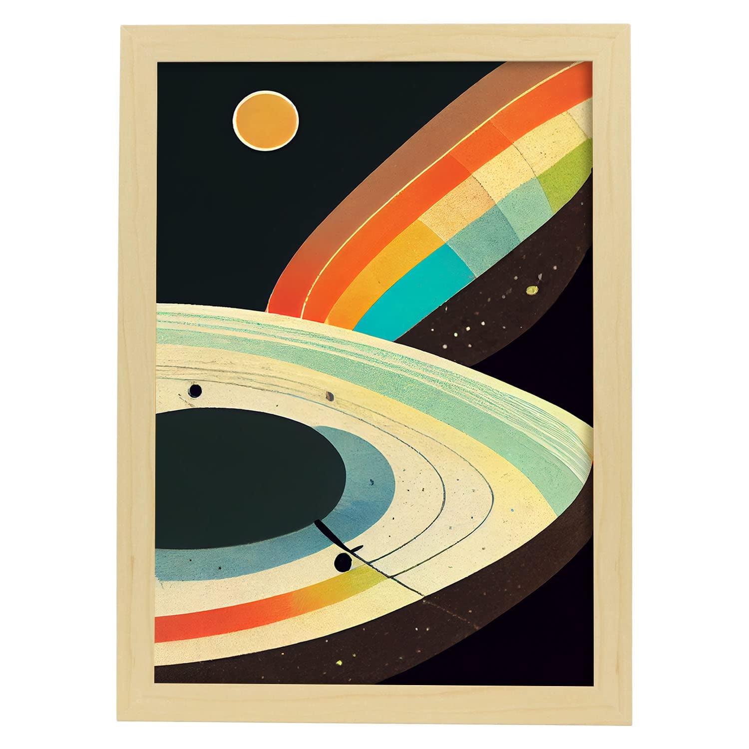 Nacnic Poster Astronomico In Stile Arte Astratta Illustrazioni E ...